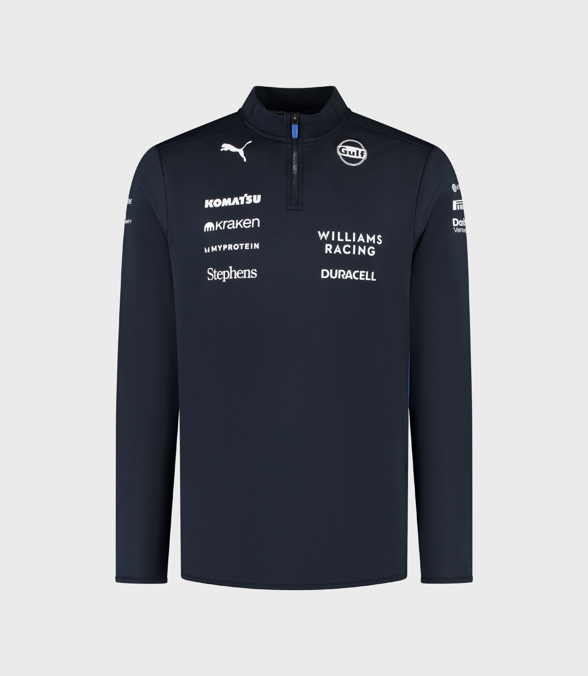 Williams Racing 2025 Official Team Mens 1/4 Zip