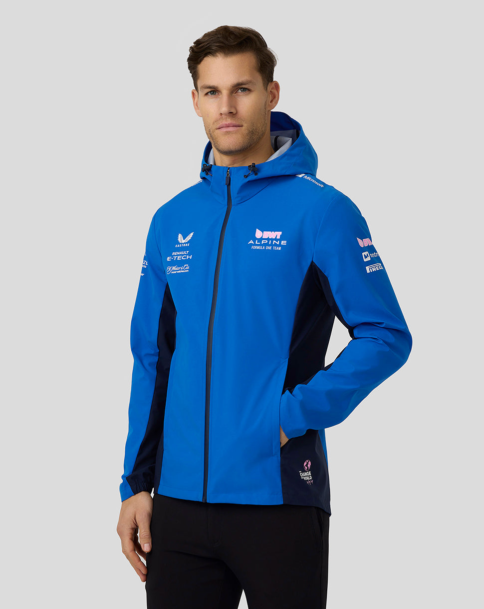 BWT Alpine Formula One Team’s Official Water Resistant Jacket - Lapis