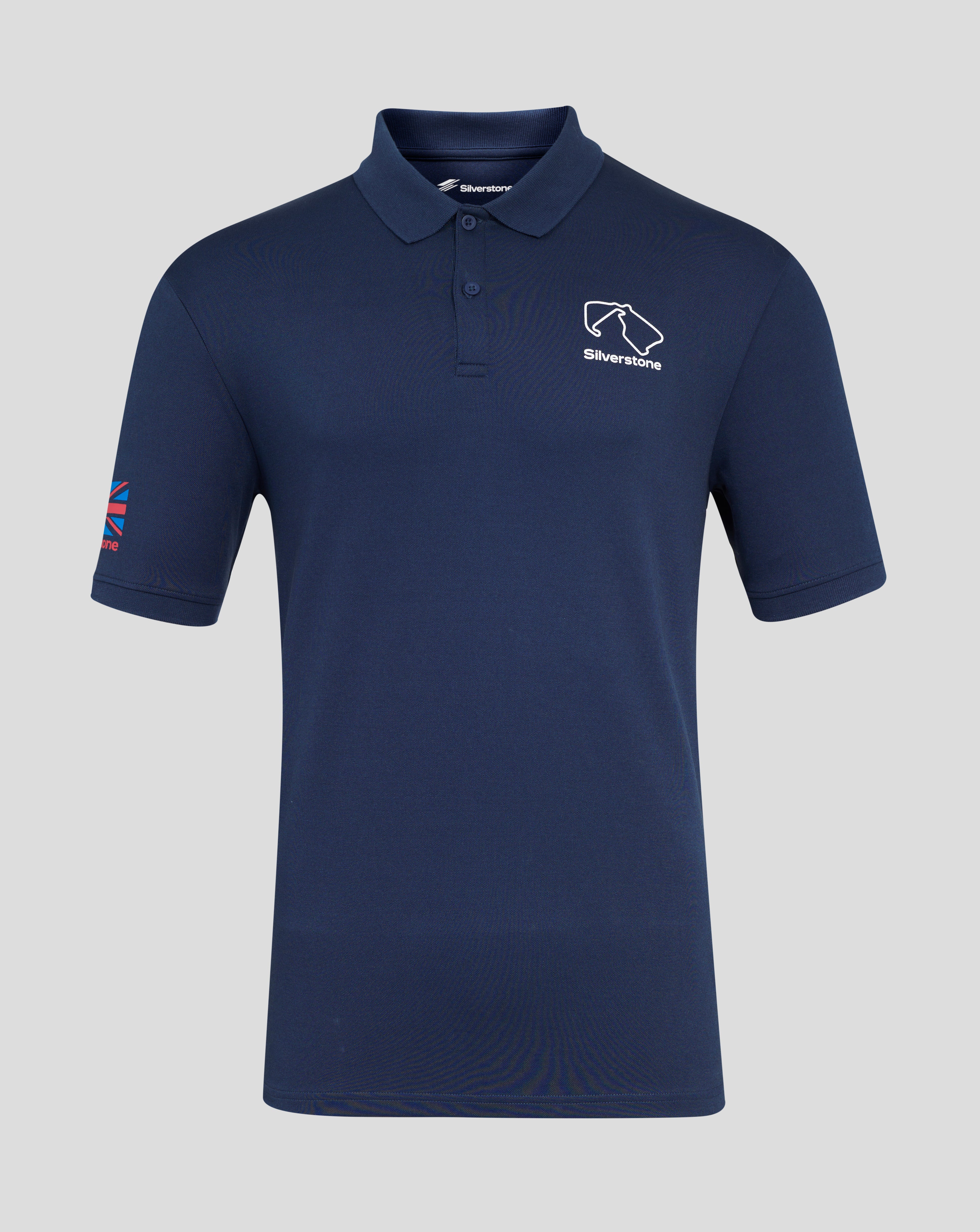 Silverstone Unisex Core Polo Shirt - Black