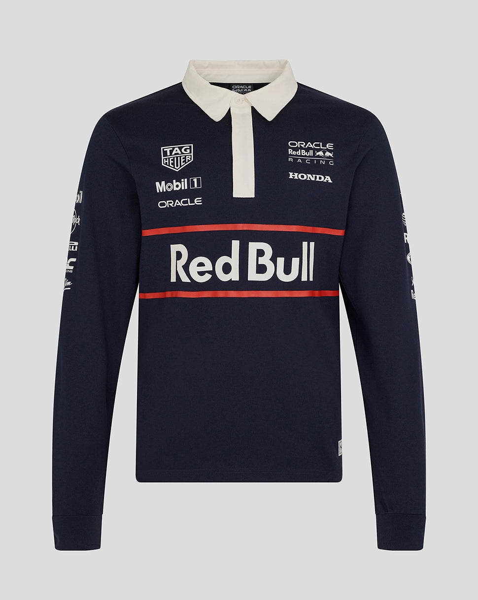 Oracle Red Bull Racing Unisex Heritage Long Sleeve Team Polo Shirt - N