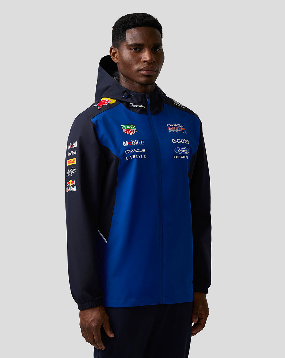 Oracle Red Bull Racing Unisex Teamline Water Resistant Jacket - Night